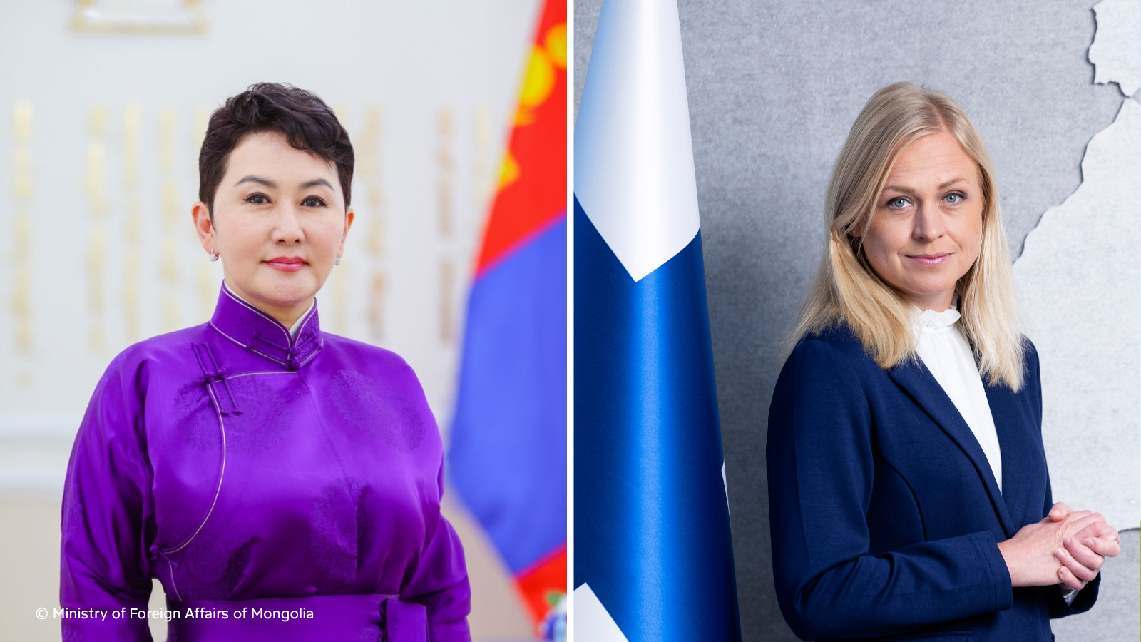 Mongolian ulkoministeri Batmunkh Battsetseg vierailee Suomessa ...